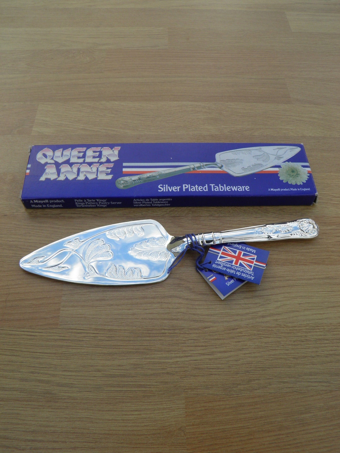 Silver Plated Pastry/cake Server, Kings Pattern - Mayell "queen Anne ...