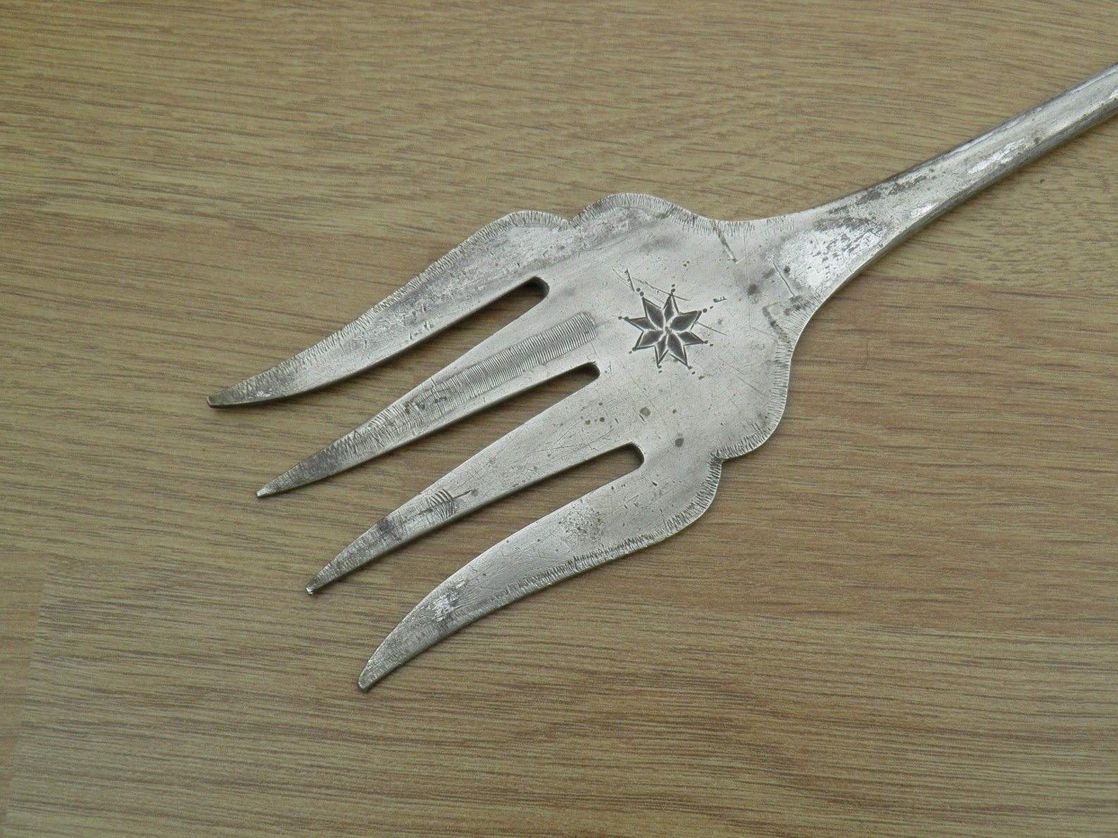 Silver Plated Bread/toasting Fork Distressed Worn Shabby - Etsy