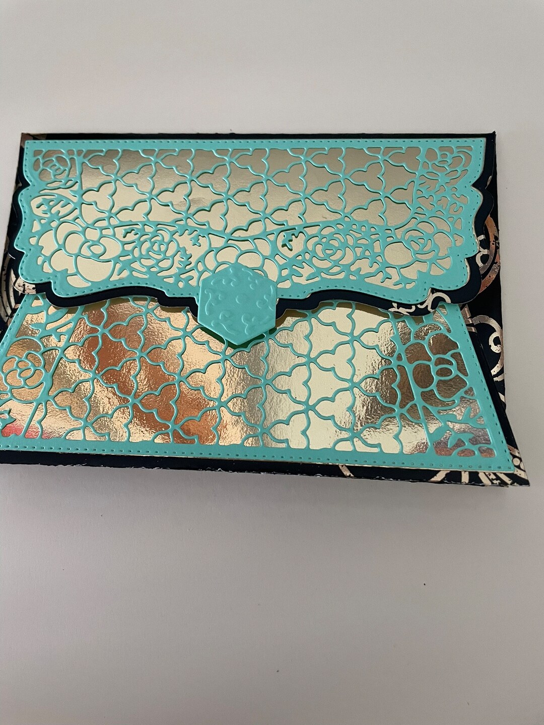 GIFT CARD HOLDER, Handmade Die Cut and Embossed Gift Card Envelope ...