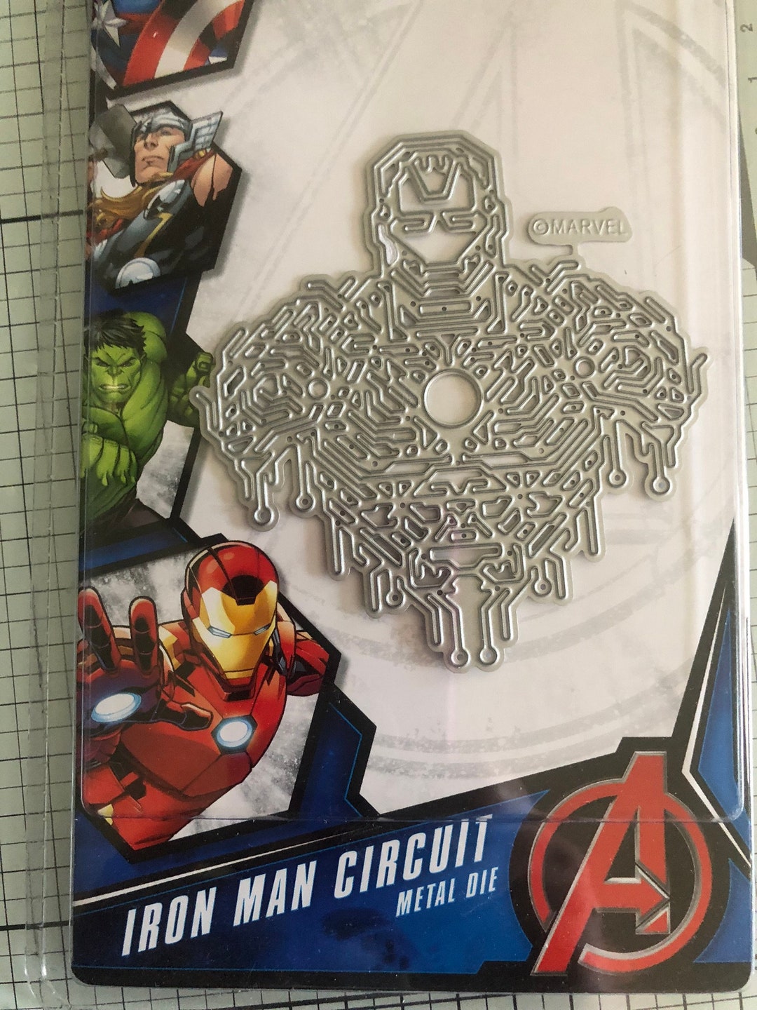 MARVEL, Detailed Metal Craft Dies of Iron Man Circuit, THOR or IRON Man ...