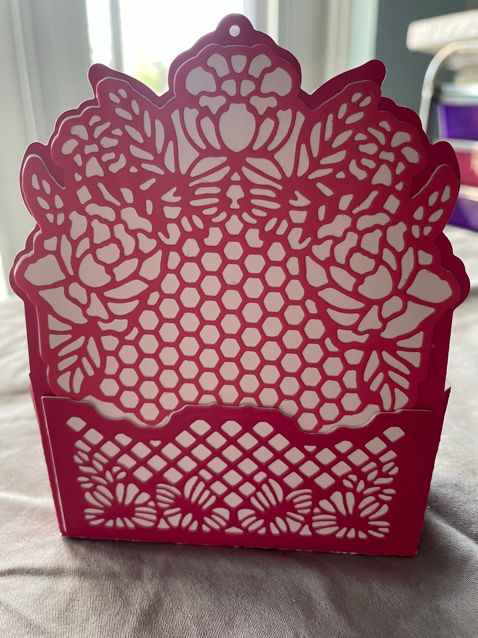 GIFT BOX Handmade Die Cut & Embossed FLORAL Gift Box Gift - Etsy