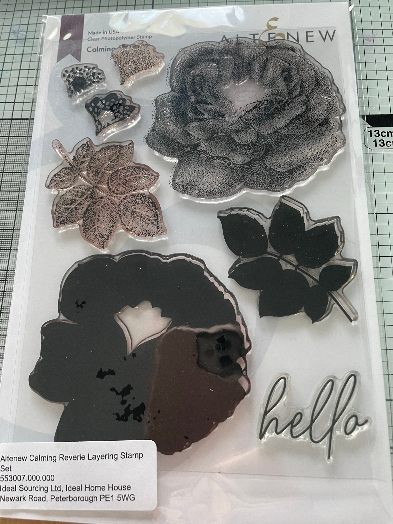 ALTENEW Clear Photopolymer FLORAL Stamp Sets, 9 Choices, Lightly Used ...