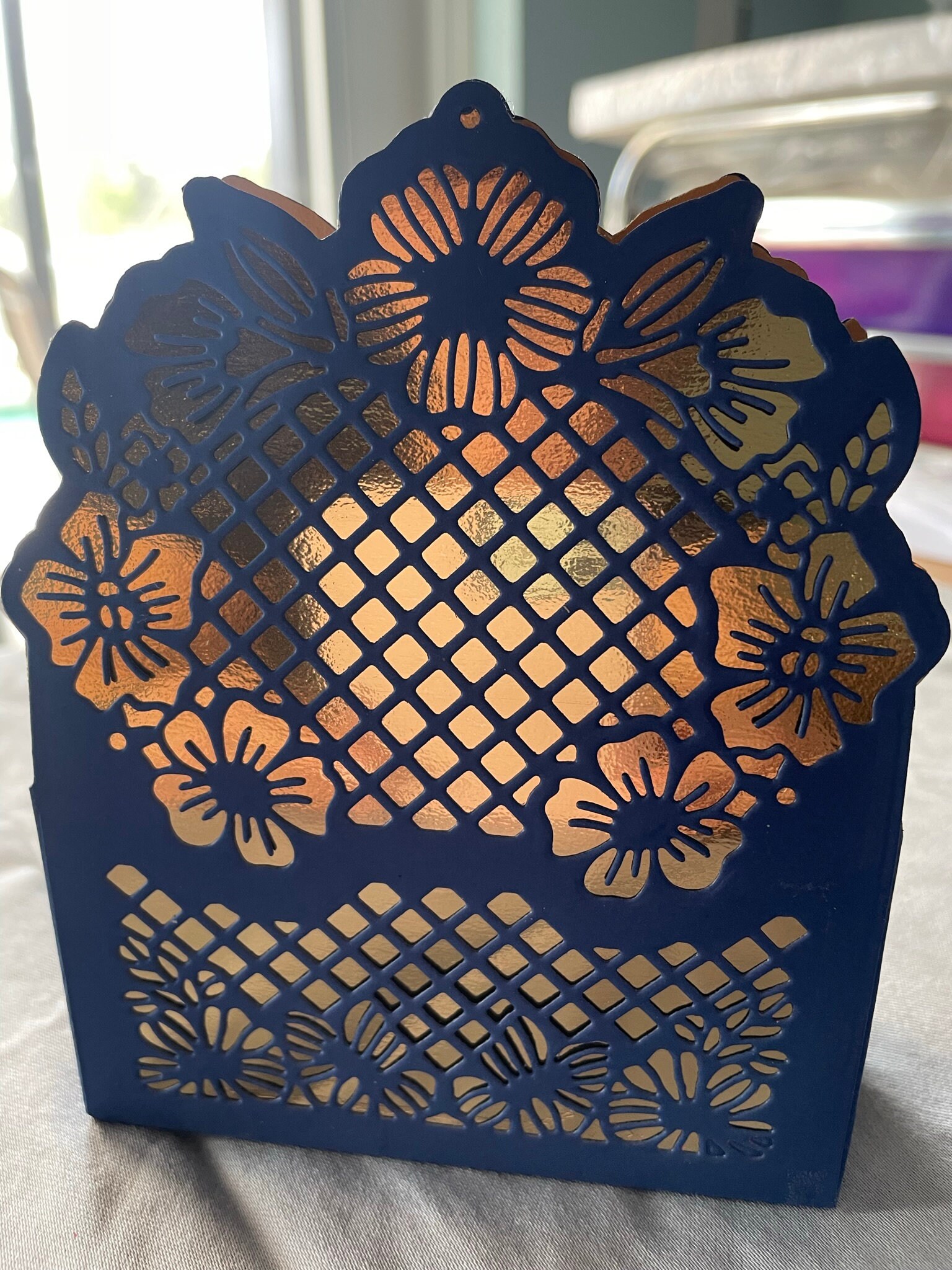 GIFT BOX Handmade Die Cut & Embossed FLORAL Gift Box Gift - Etsy