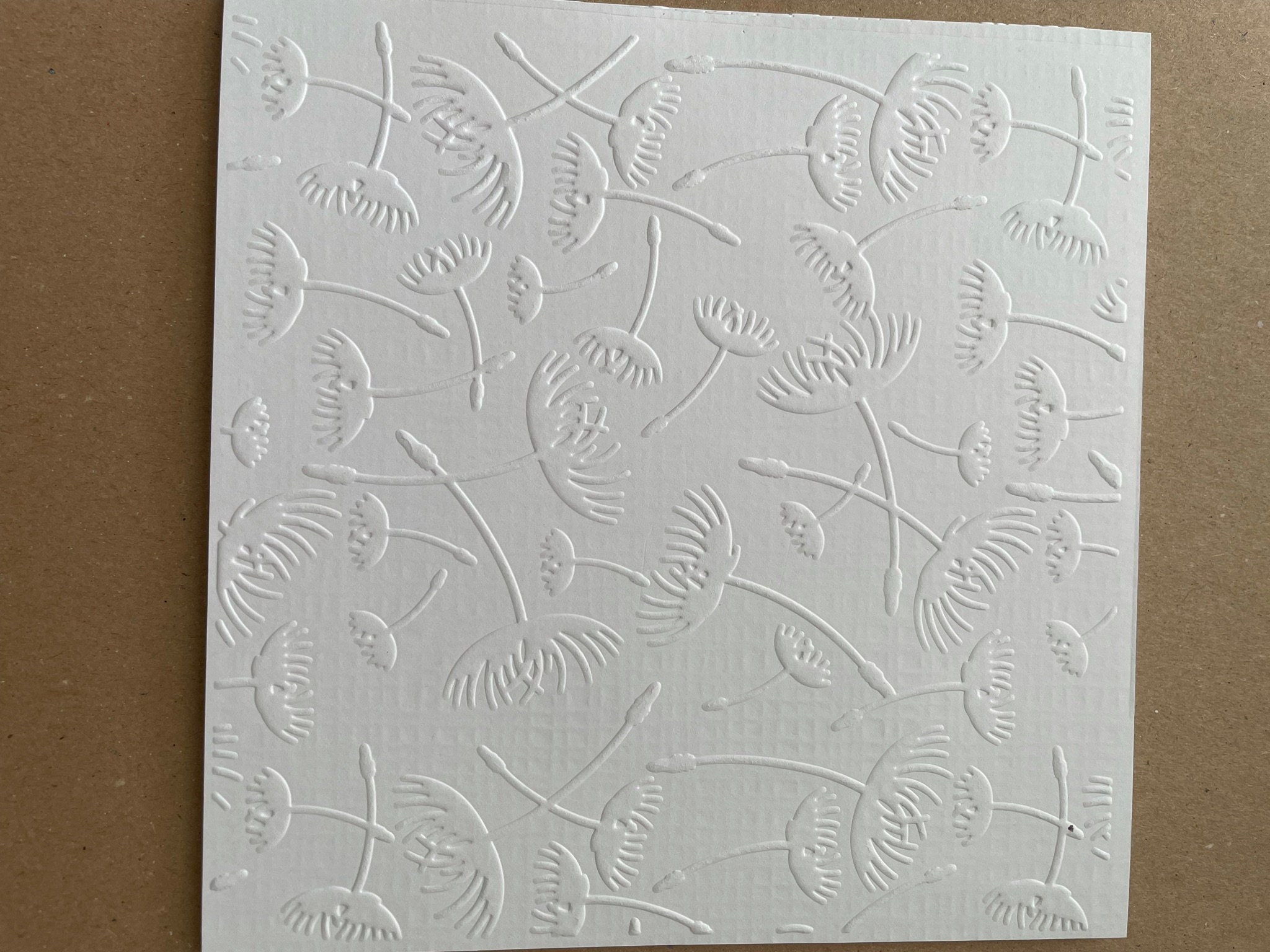 Handmade Embossed Paper Pack, 6x6 Uncoated Cardstock, Scrapbooking - Etsy