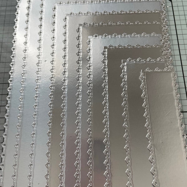 Embossed Card Stock - Etsy