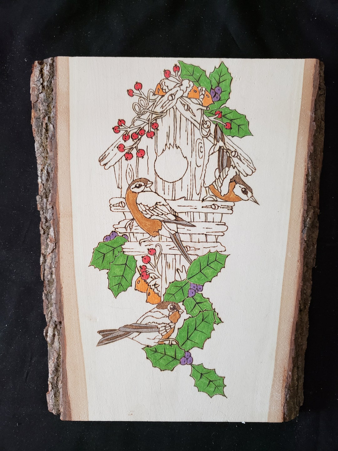 Pyrography, WOOD BURNING CHRISTMAS Wall Art, 6 Choices Available, From ...