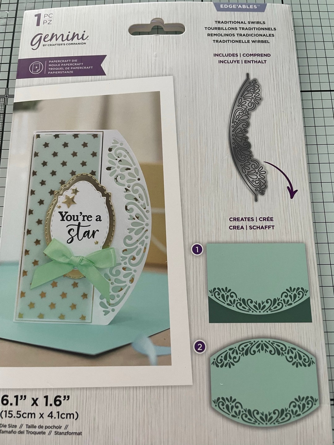 Crafters Companion New Dies CREATE A CARD, Edgeables or Heavenly ...