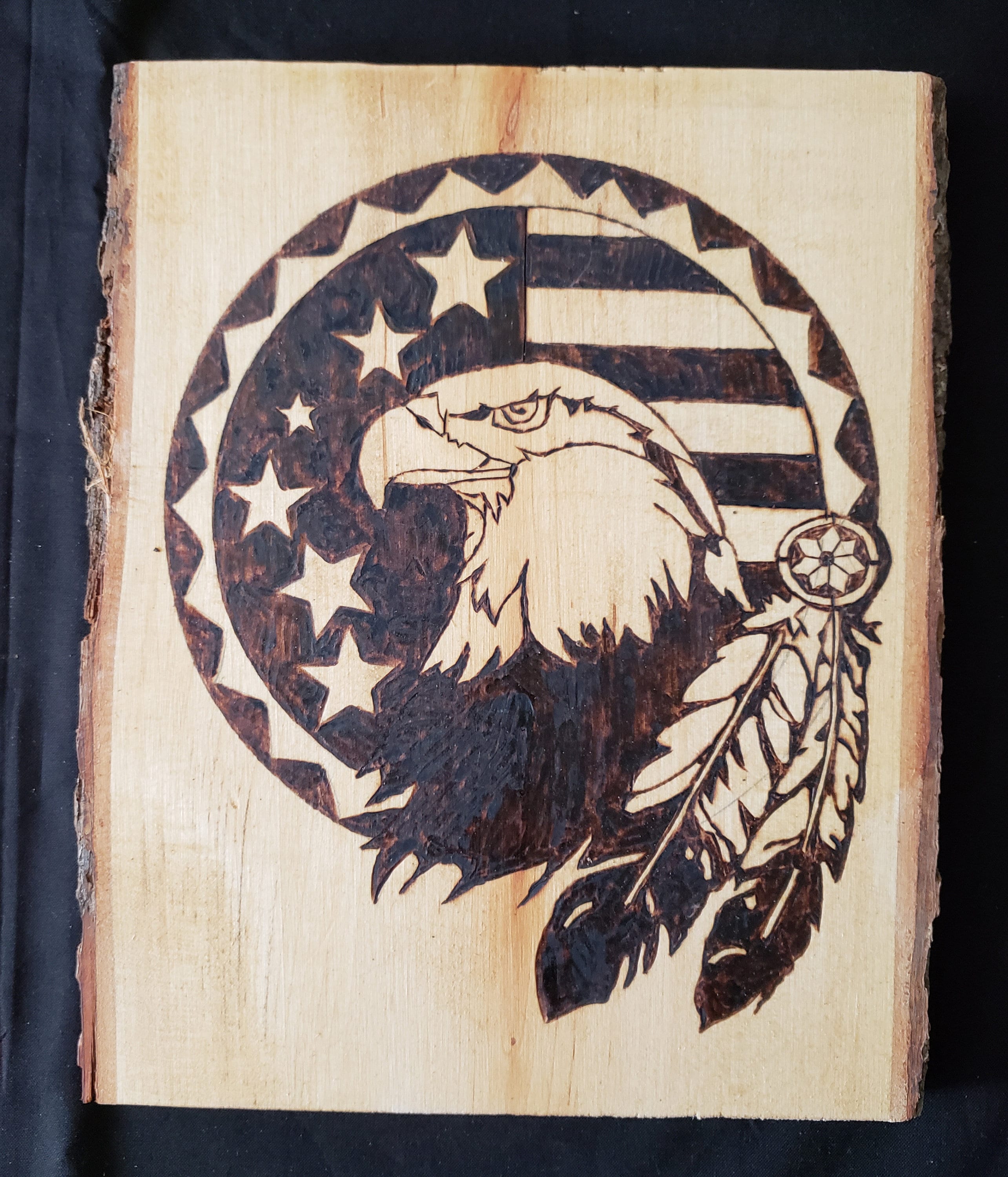 PYROGRAPHY, Handmade Wood Burning Art, FREEDOM, Land of the Free Home ...