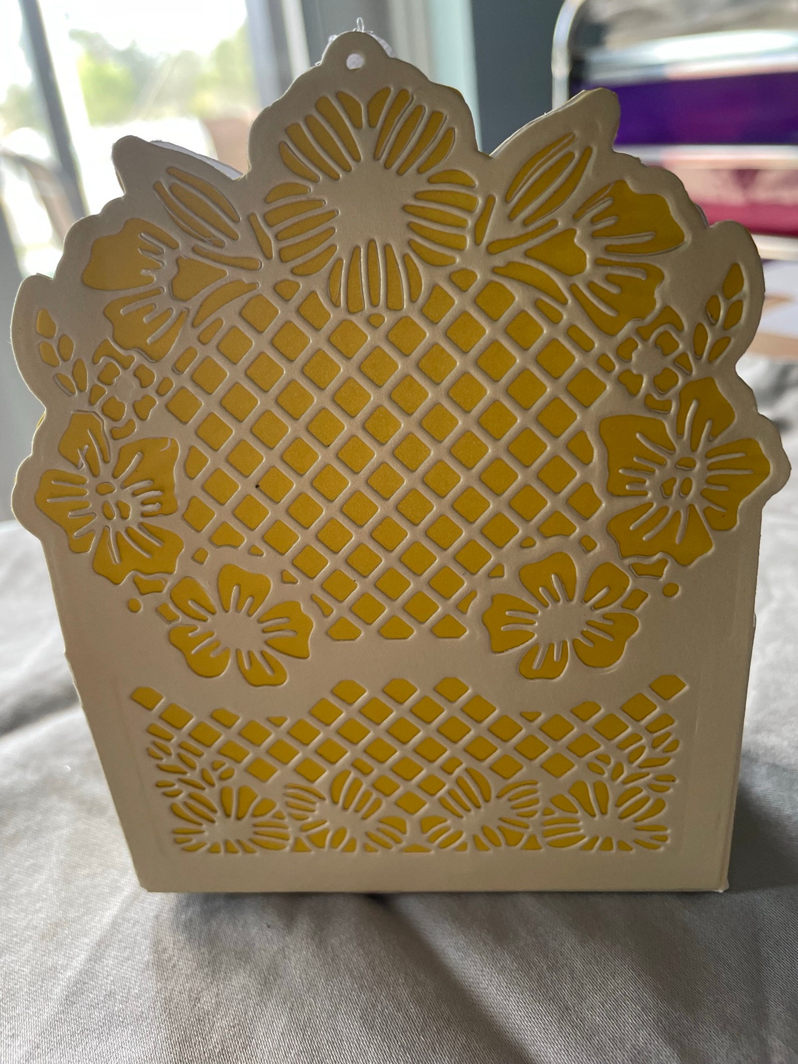 GIFT BOX Handmade Die Cut & Embossed FLORAL Gift Box Gift - Etsy