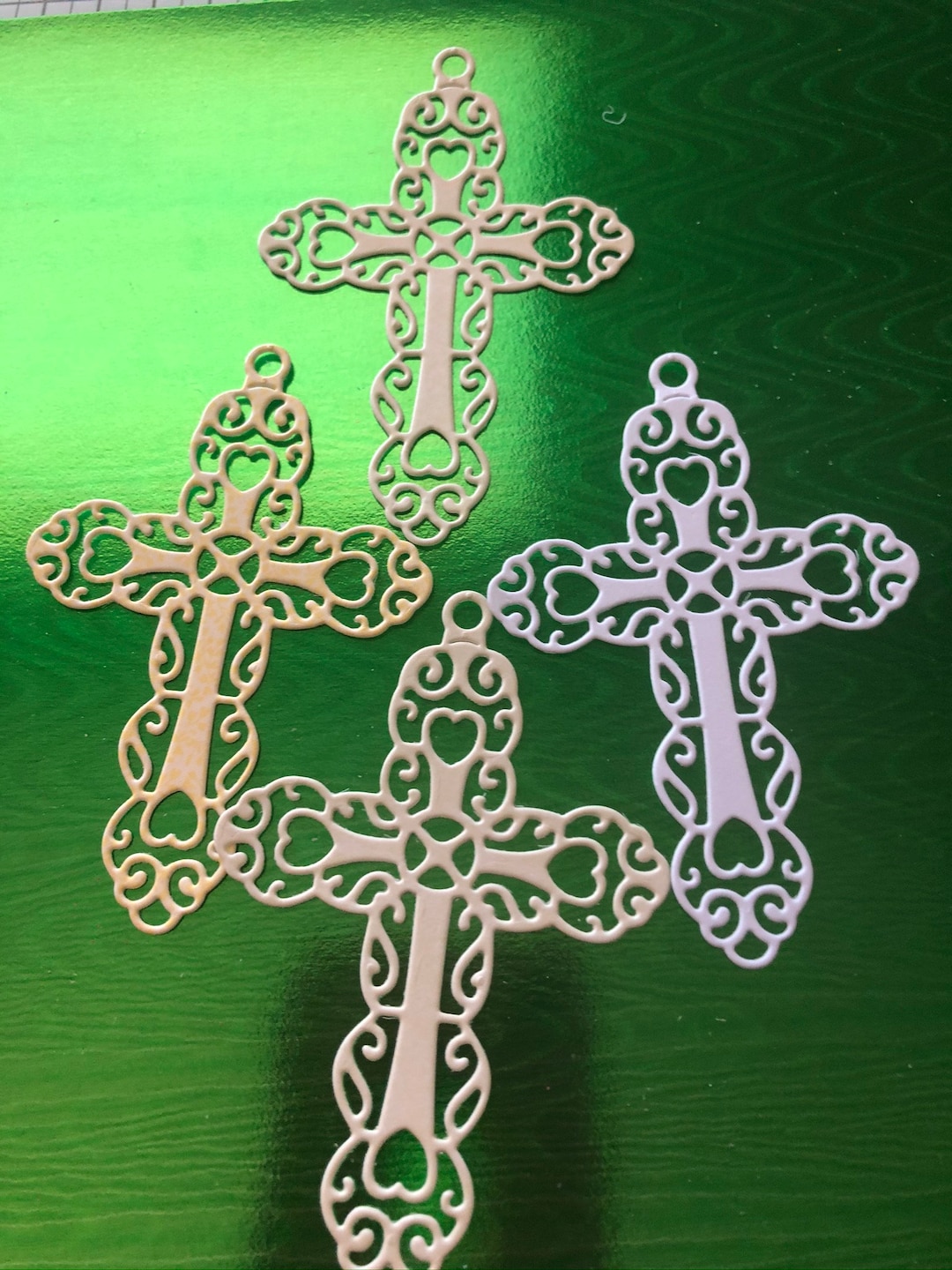 Die Cut Cross Embellishments, Card Making, Scrapbooking (set of 3) - Etsy