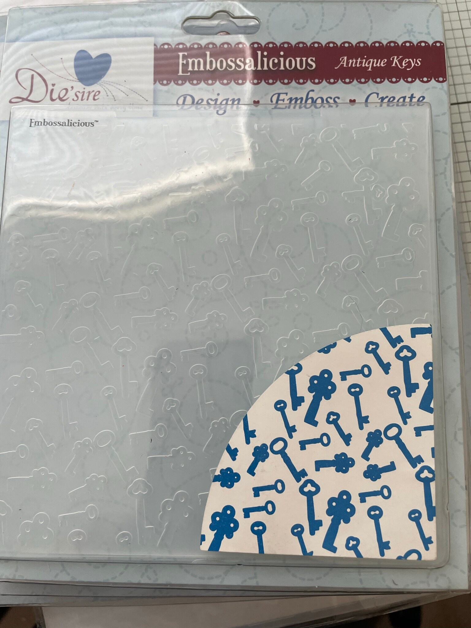 EMBOSSING FOLDERS, Assortment of Large EMBOSSING Folders for ...