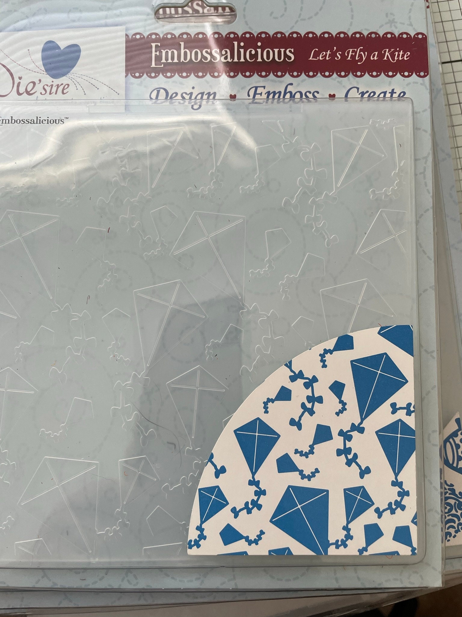 EMBOSSING FOLDERS, Assortment of Large EMBOSSING Folders for ...