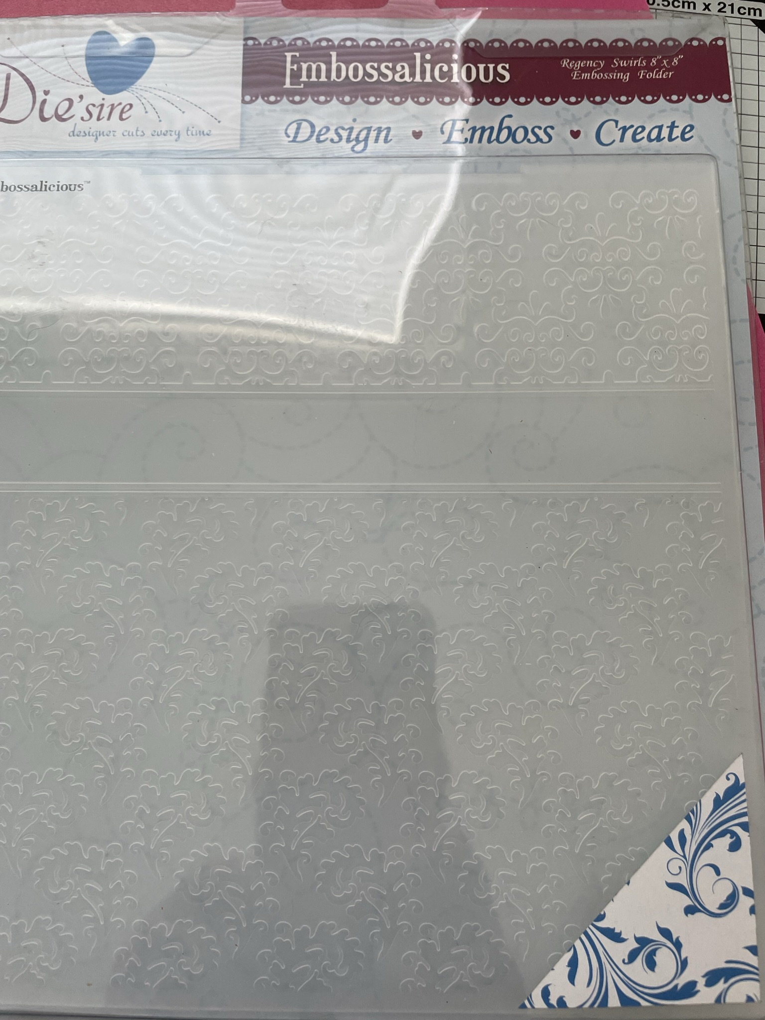 EMBOSSING FOLDERS, Assortment of Large EMBOSSING Folders for ...