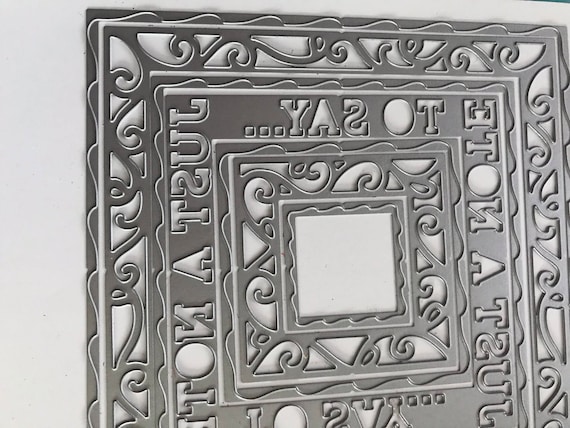 creates A 5 1/2 Multi Layer Square Topper or Card excellent for all ...