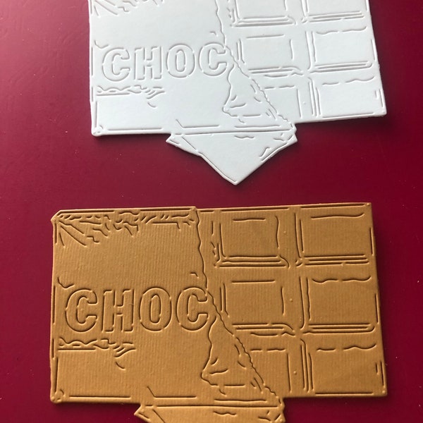 Embossed Chocolate Bar - Etsy