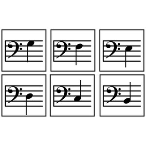 Piano Lesson Flashcards Music Staff - Etsy