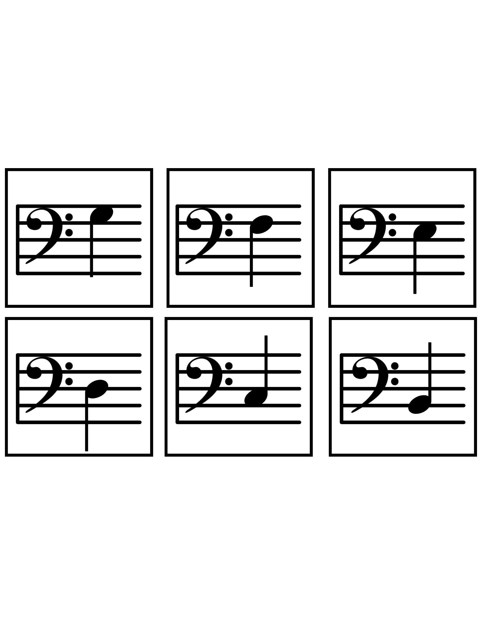 Piano Lesson Flashcards Music Staff - Etsy