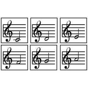 Piano Lesson Flashcards Music Staff - Etsy