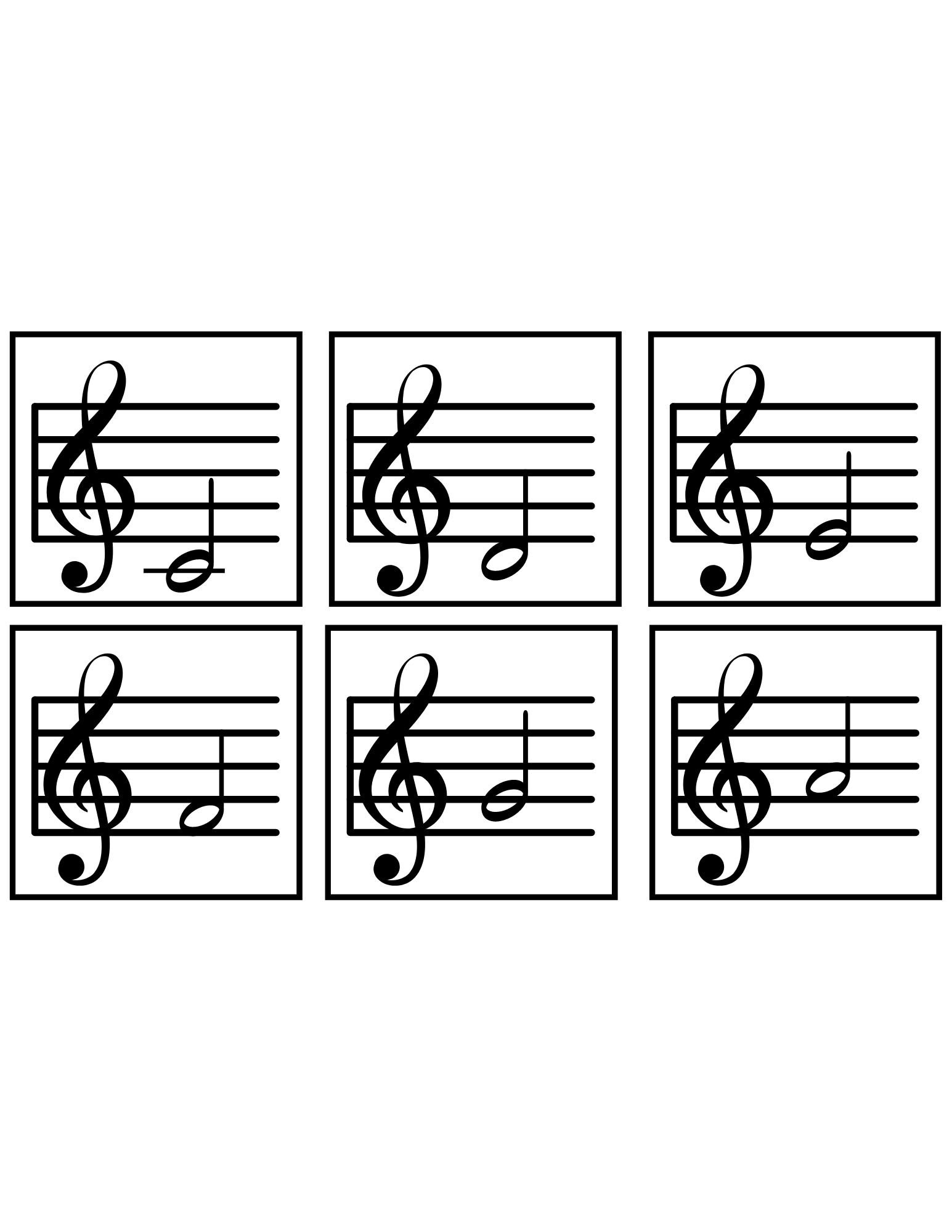 Piano Lesson Flashcards Music Staff - Etsy