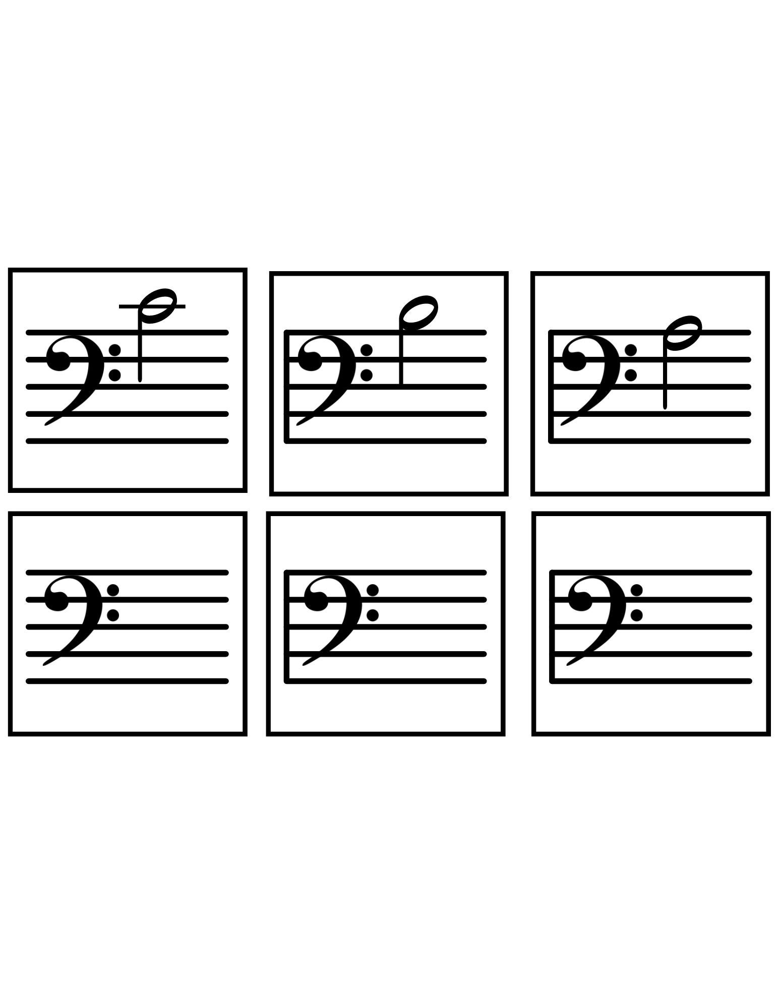 Piano Lesson Flashcards Music Staff - Etsy