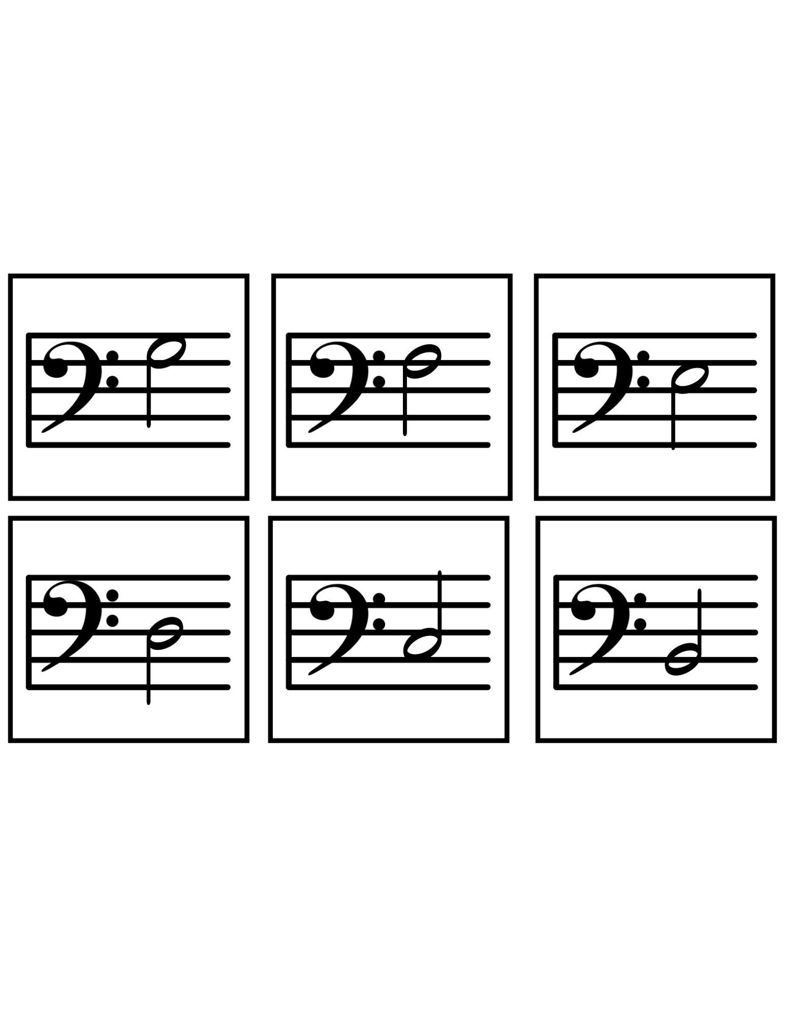 Piano Lesson Flashcards Music Staff - Etsy