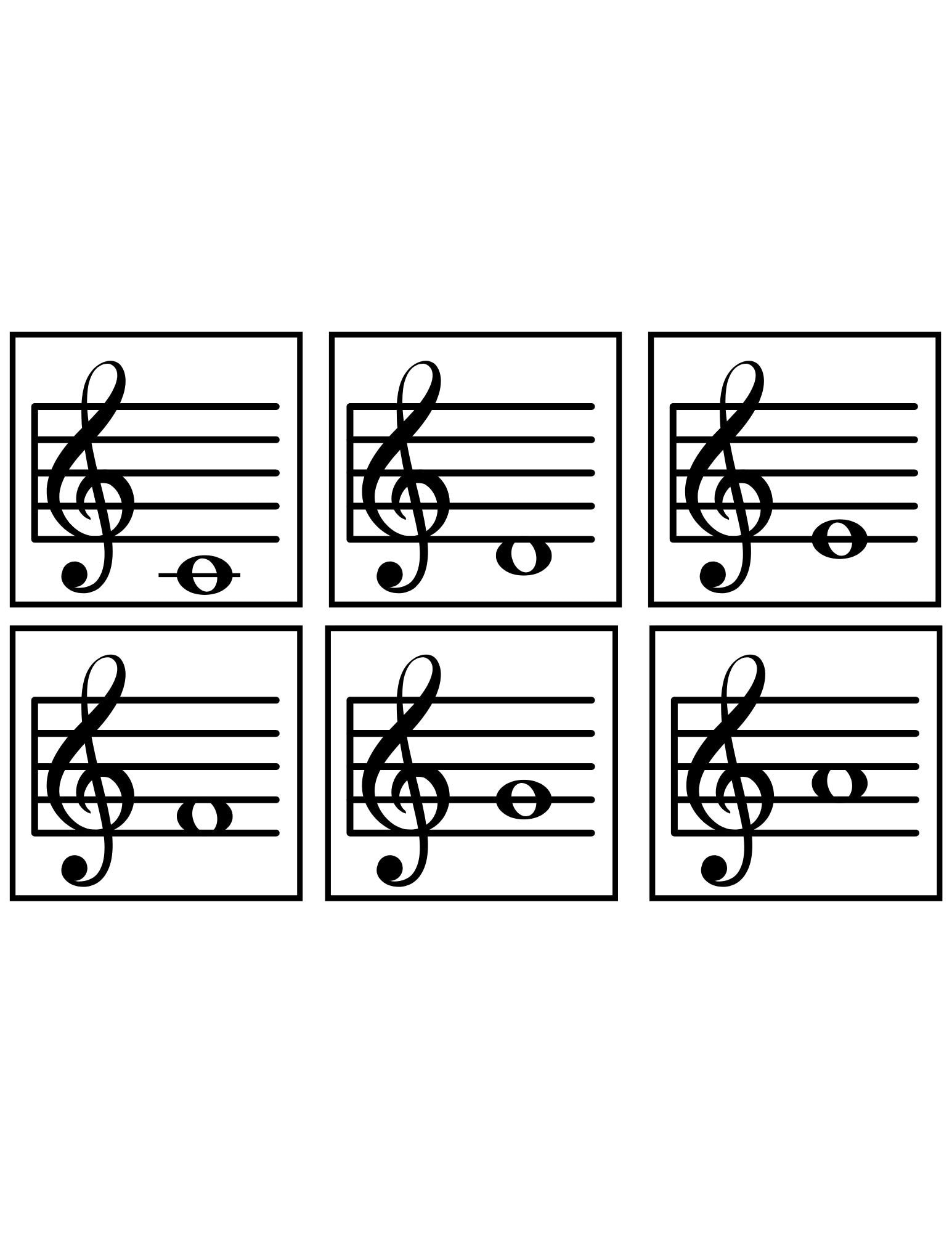 Piano Lesson Flashcards Music Staff - Etsy