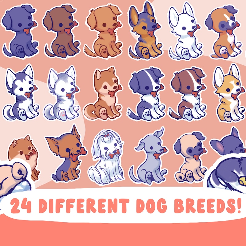 Dog Stickers - Etsy