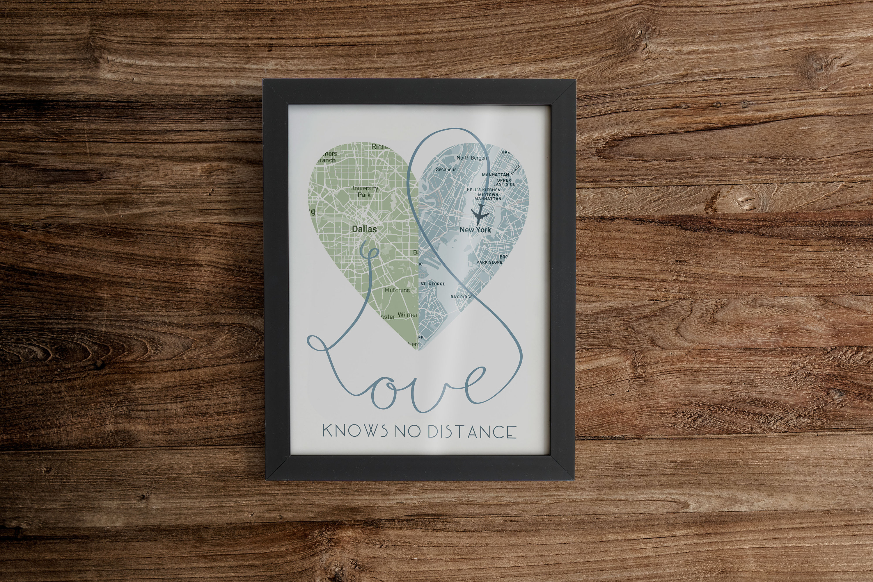 Love Knows No Distance Map