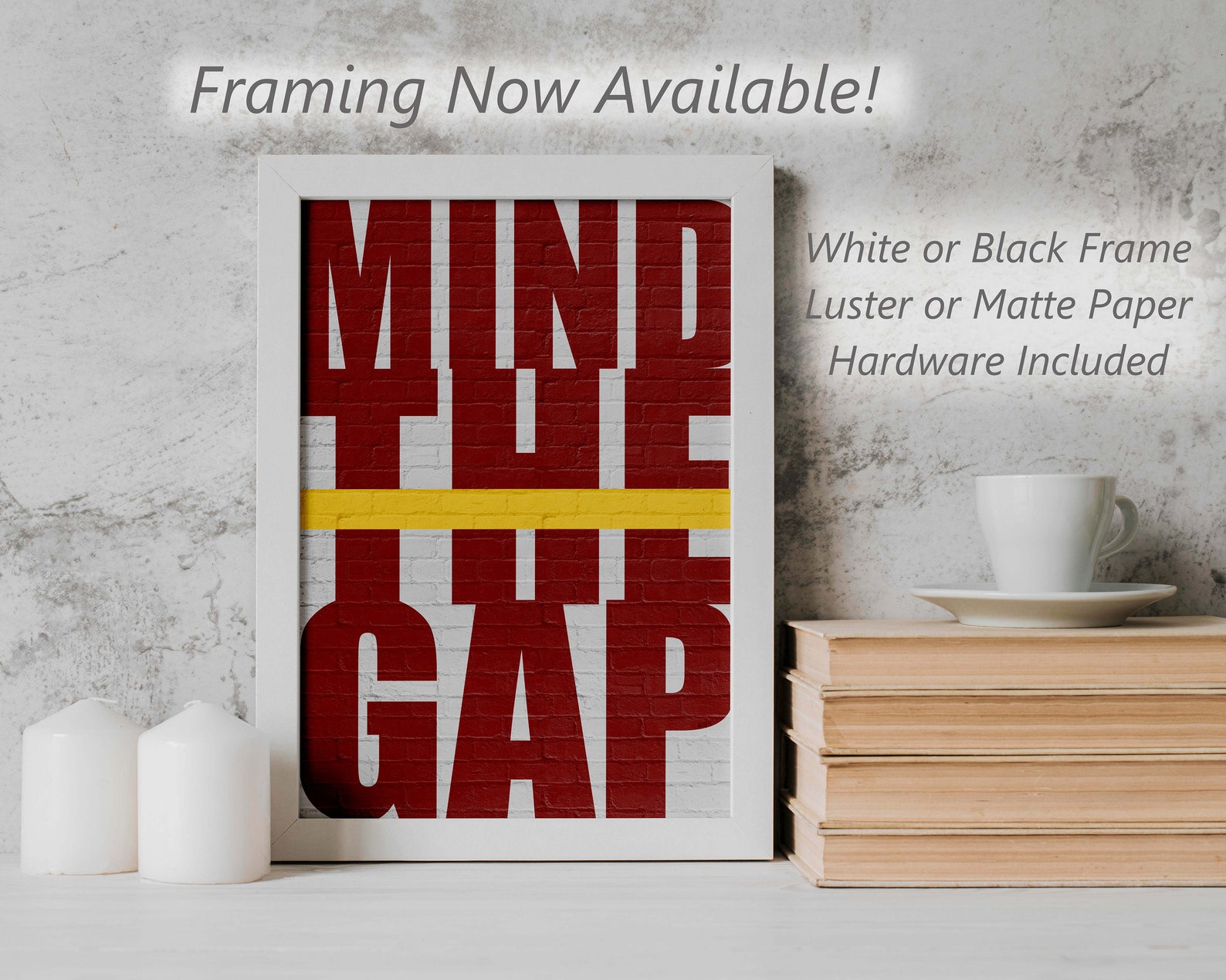 Mind the Gap Poster / Mind the Gap Print / Mind the Gap Wall - Etsy
