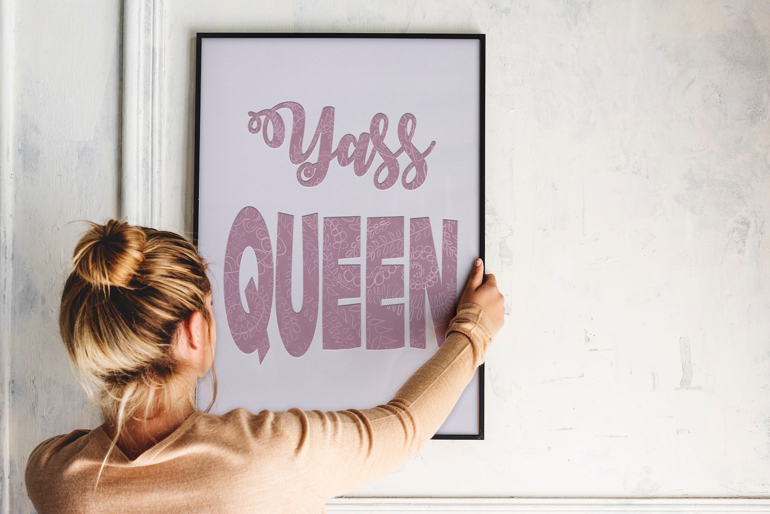 Yass Queen Print Yass Queen Wall Art Yass Queen Poster Etsy