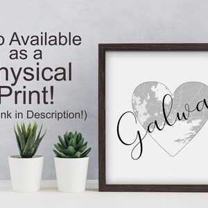 Galway Print / Printable / Galway Art Print / Galway Map Print - Etsy