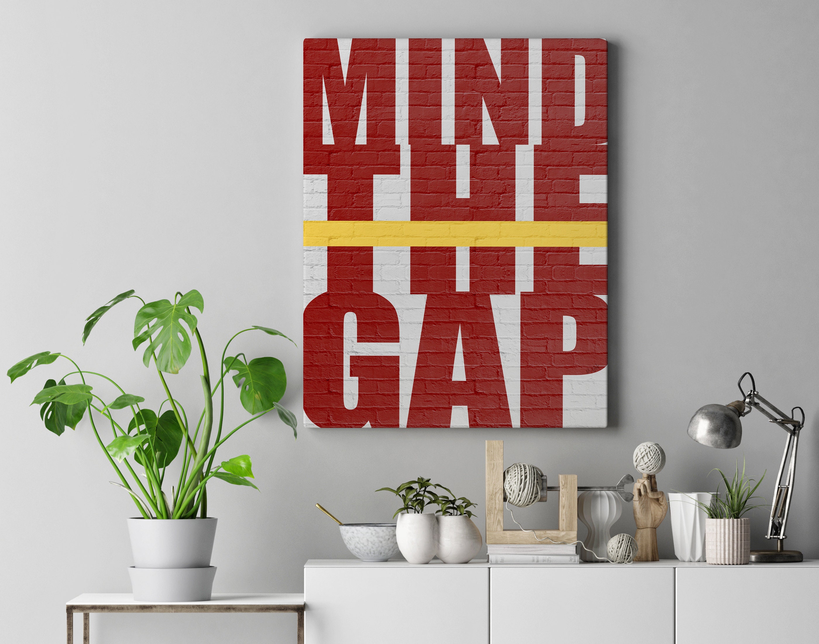 Mind the Gap Poster / Mind the Gap Print / Mind the Gap Wall - Etsy