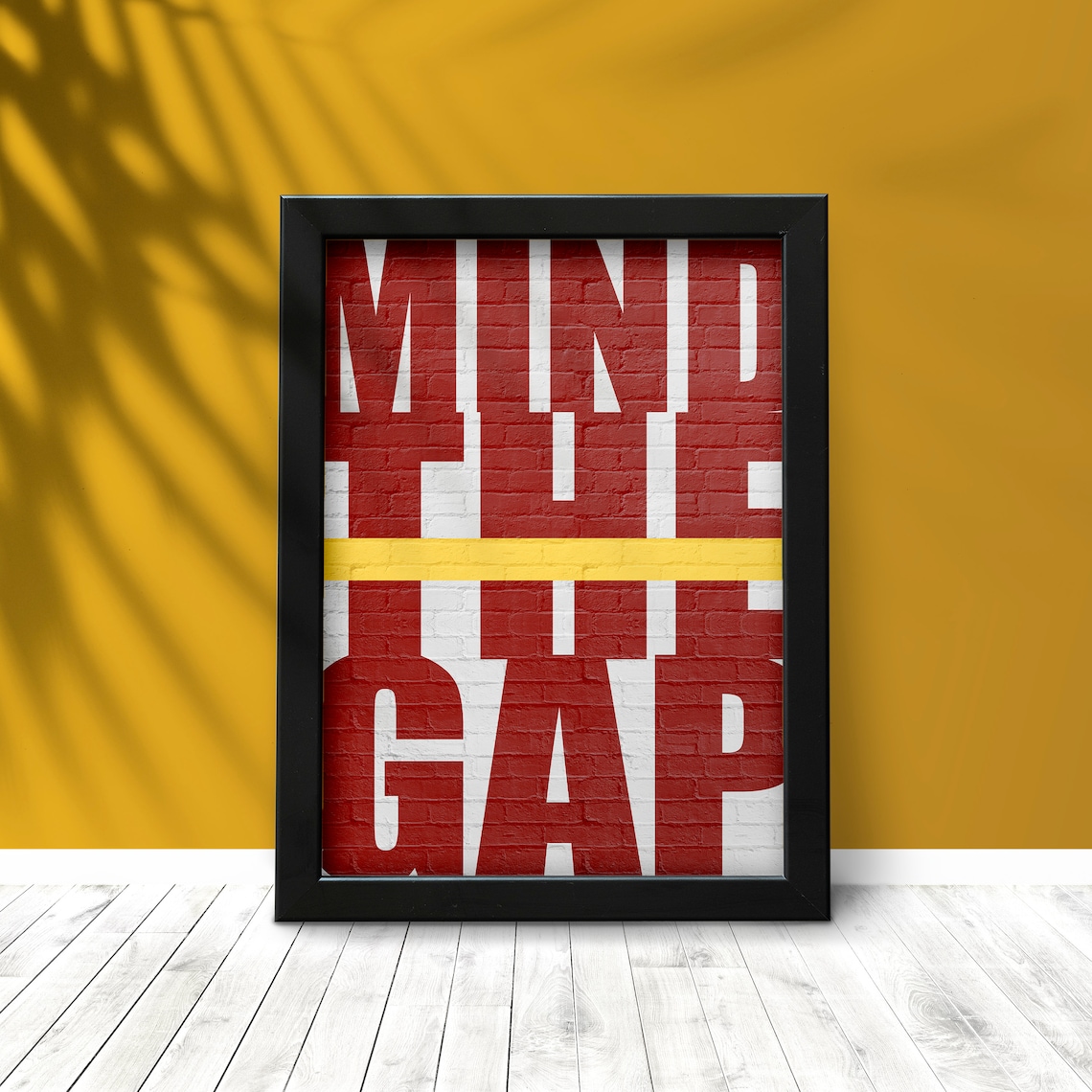 Mind the Gap Poster / Mind the Gap Print / Mind the Gap Wall - Etsy