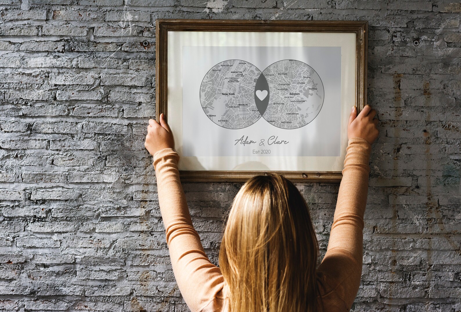 Long Distance Relationship Print / Custom LDR Print / Custom | Etsy