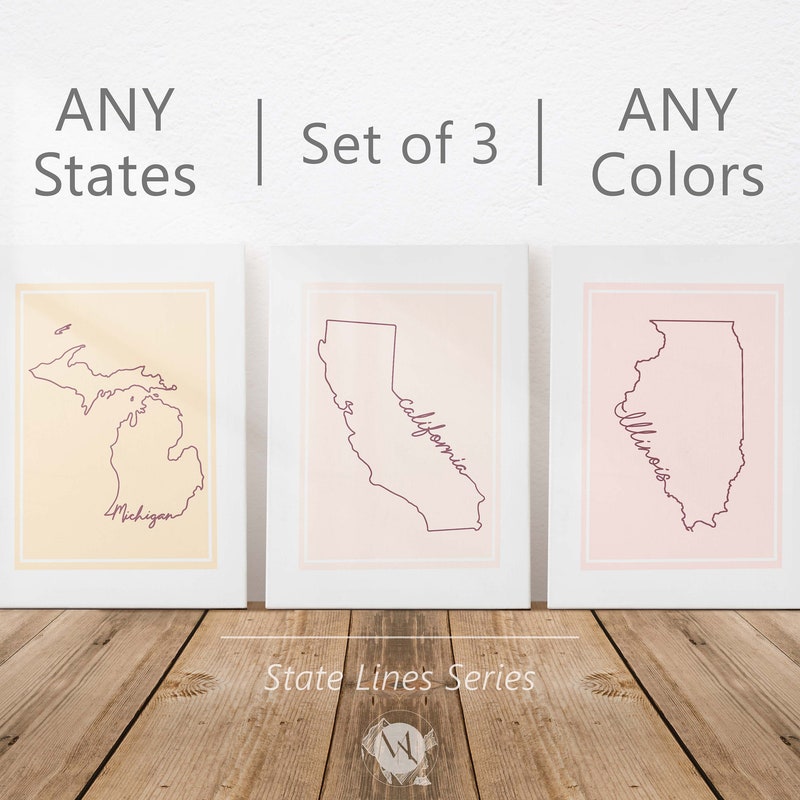 State Art - Etsy