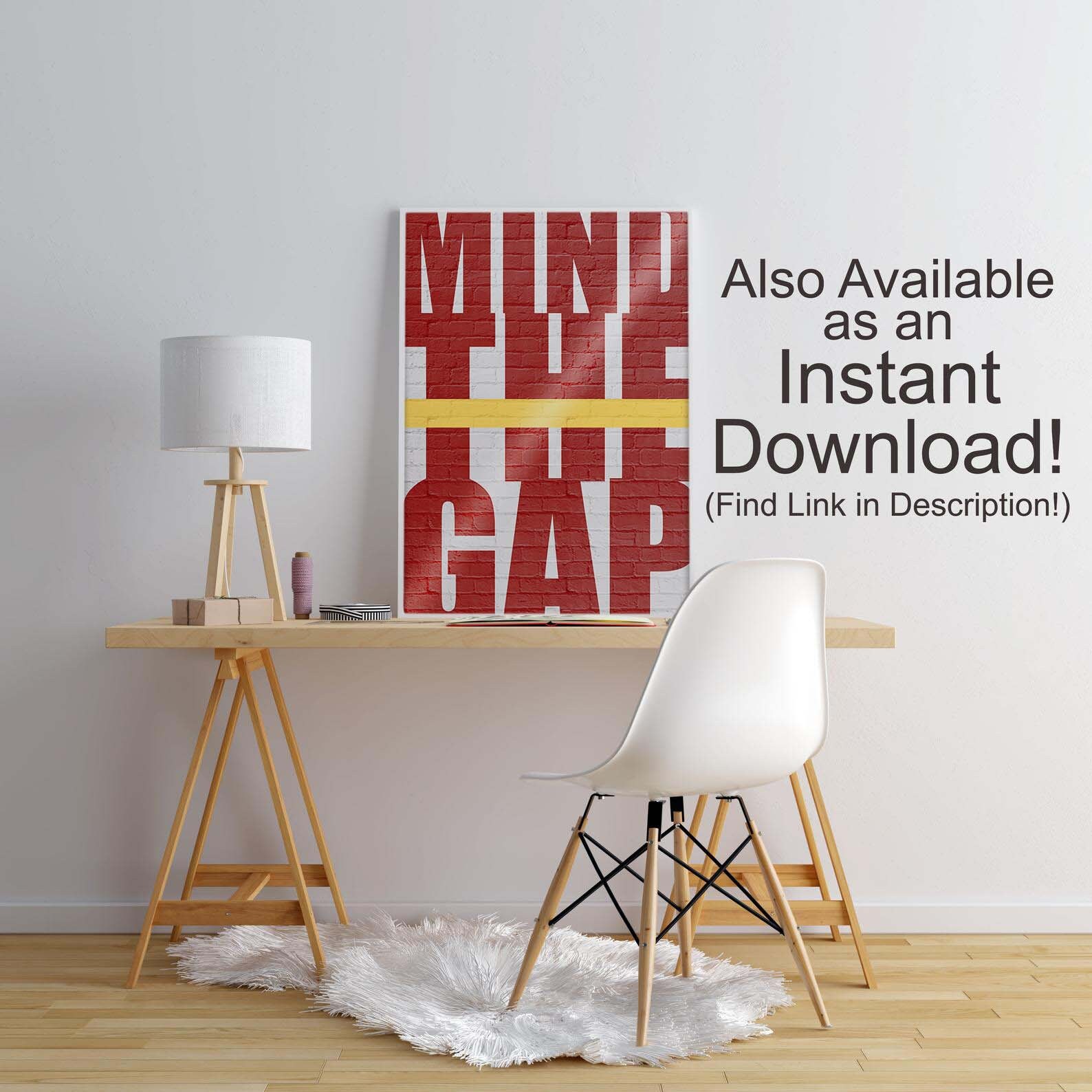 Mind the Gap Poster / Mind the Gap Print / Mind the Gap Wall - Etsy