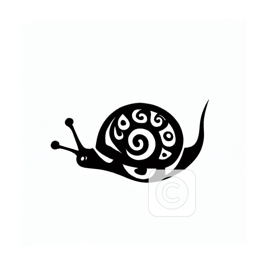 Snail Tribal design vector. Svg Eps Pdf Png Jpg - Etsy Italia