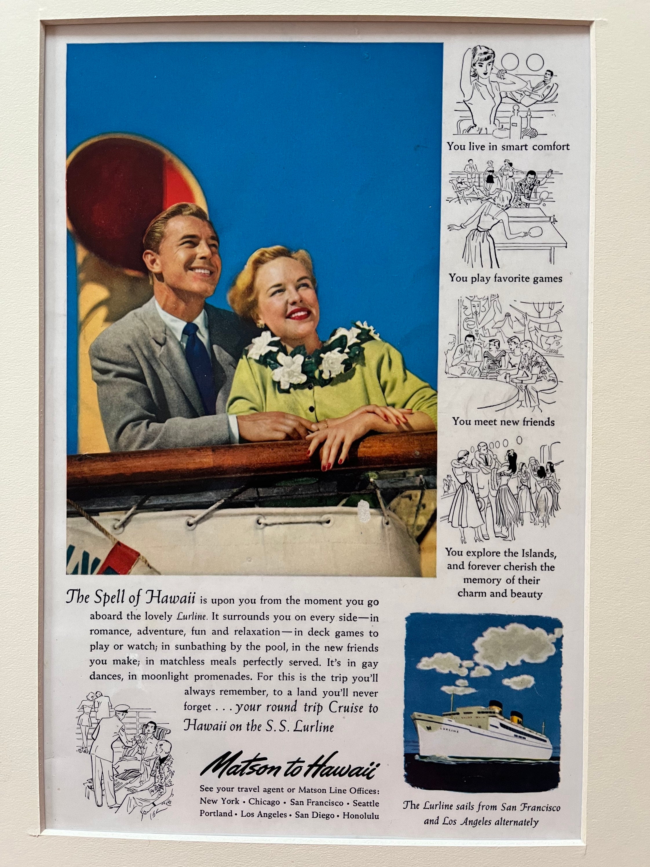 1930s Original Print Ad, Laminated & Mounted - Etsy