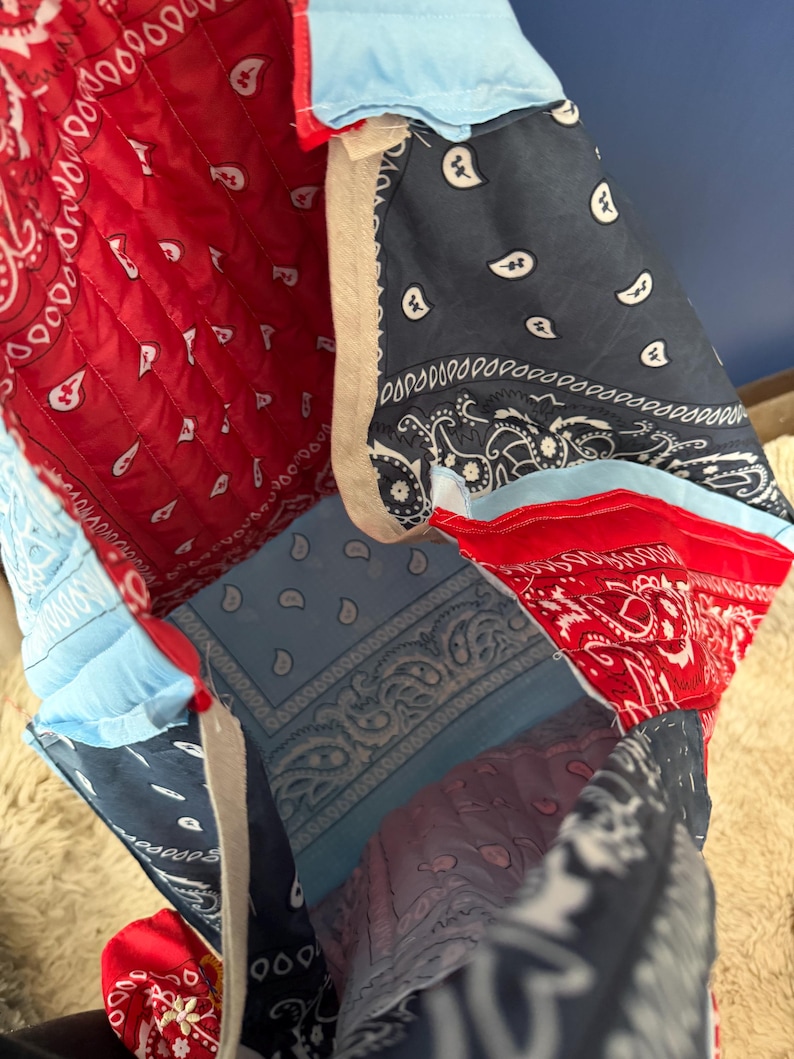 Bandana Tote Bag Sewing Guide | Beginner-friendly DIY (digital PDF ...