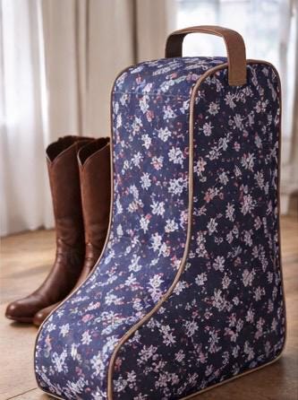 Sewing Tutorial Showing Fabric Boot for Tall Women's Boot Bag - Etsy