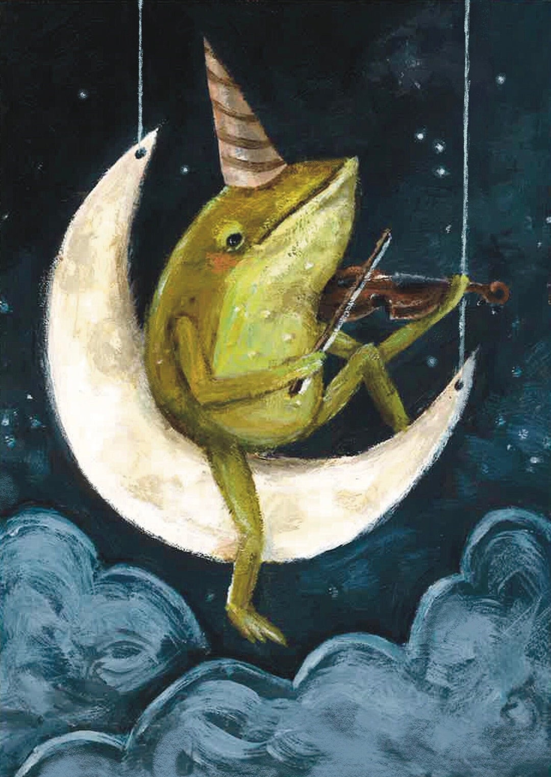 The Jester | Original Fantasy Frog Illustration | Fine Art Print | 5x7 ...