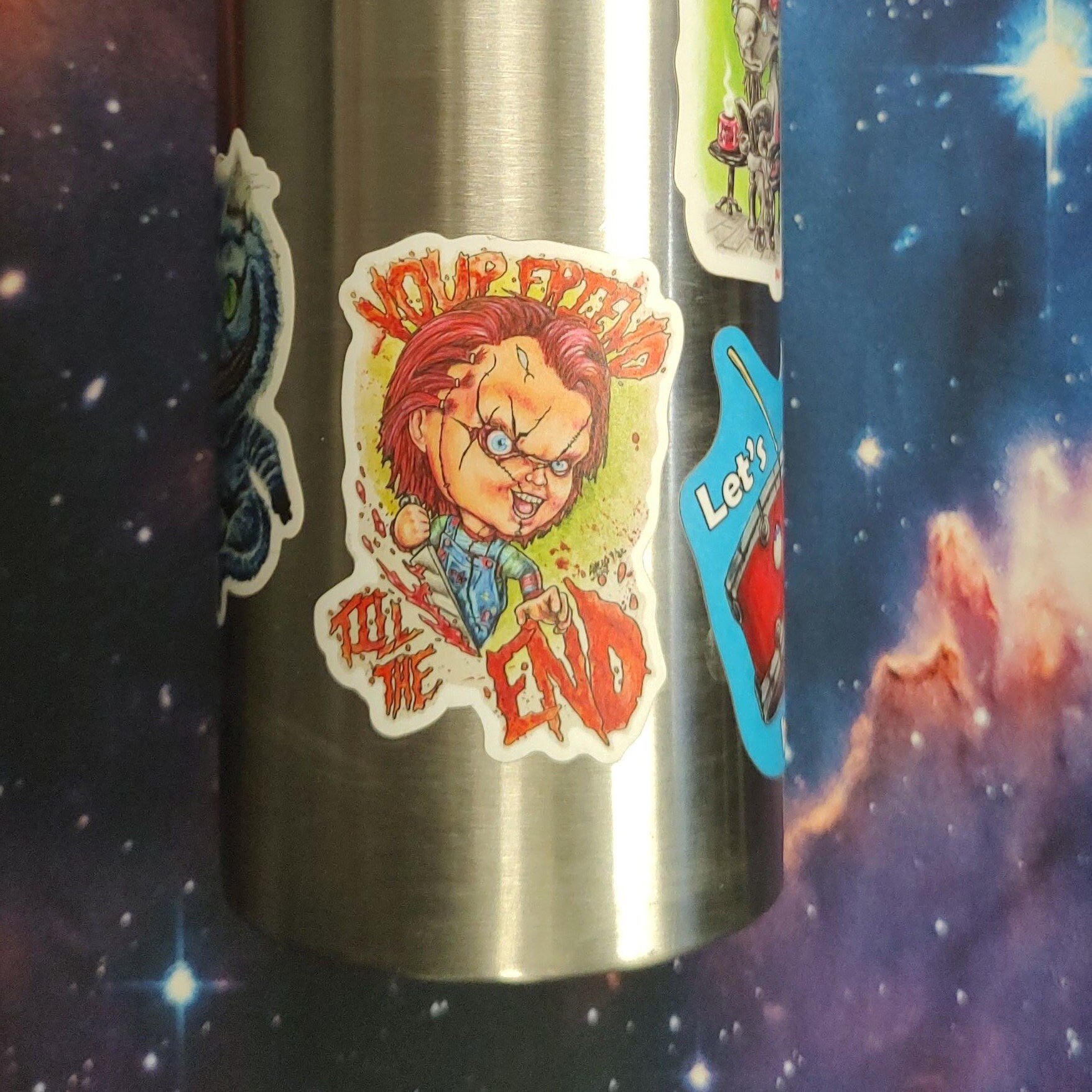 Chucky Sticker Childs Play Chucky Sticker Horror Sticker Waterproof ...