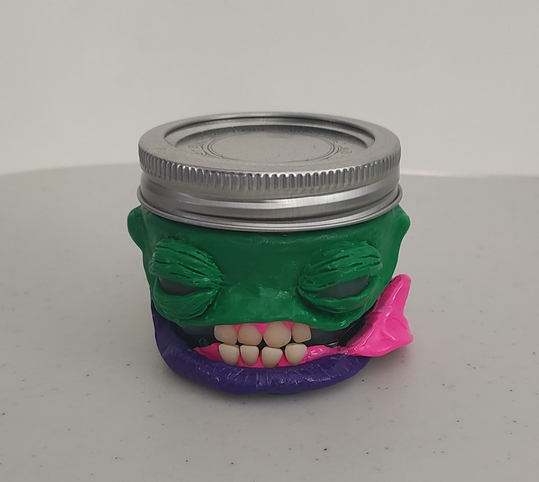 Monster Stash Jar Hand Sculpted Polymer Clay Jewelry Holder - Etsy