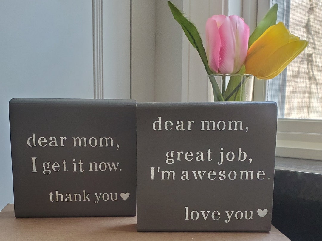 Mother's Day Gift, Dear Mom, Mom Gift, Gift for Mom - Etsy