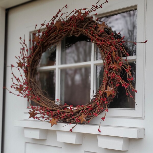 Primitive Wreath - Etsy