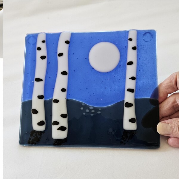 Fused Glass Trivet - Etsy