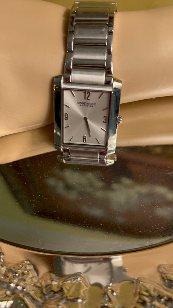 Kenneth Cole Reaction Madras Check Pattern Gray 100% … - Gem