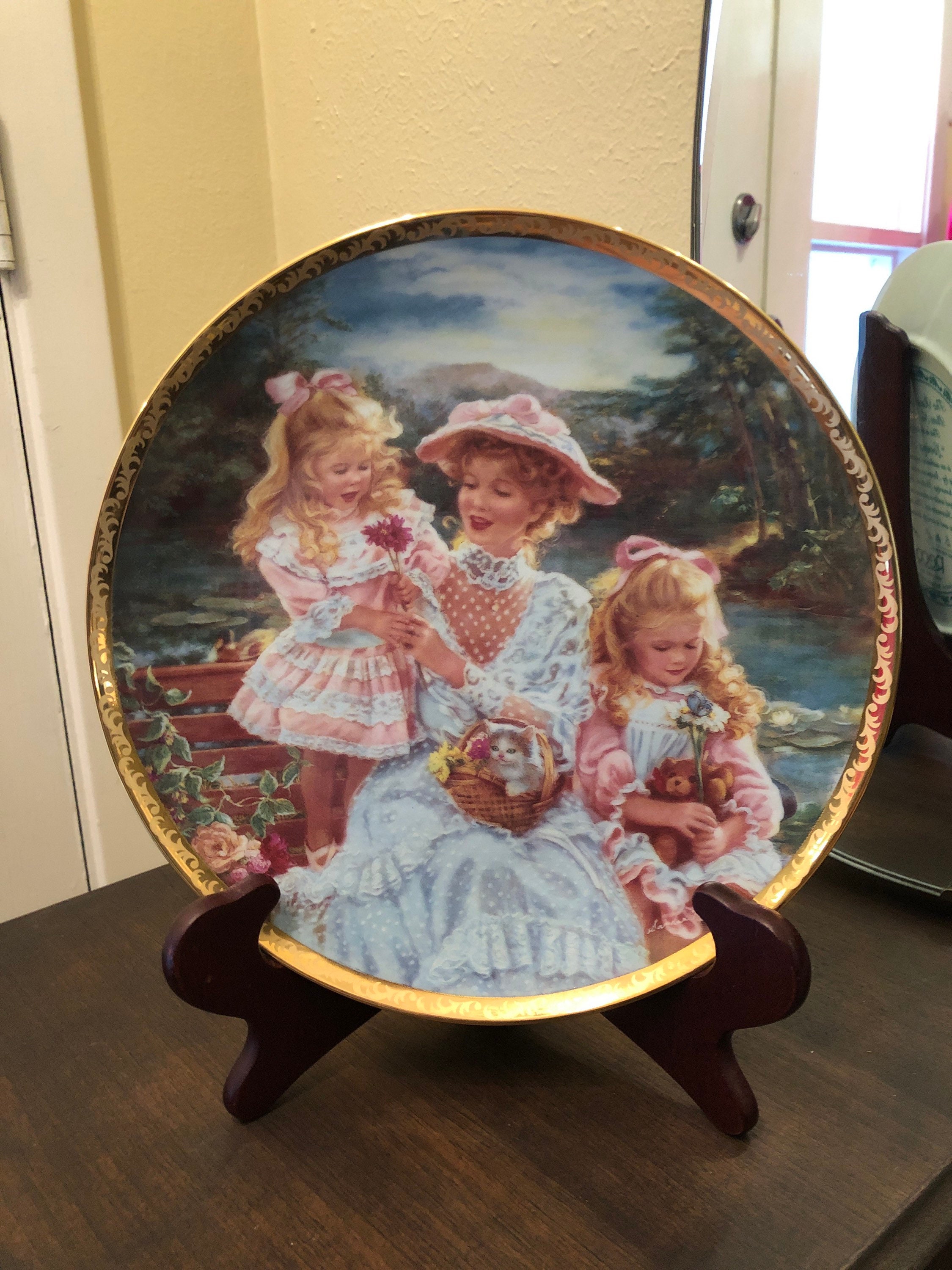 Dinnerplate Collectible the Reco Collection “loving Touch” Honoring ...