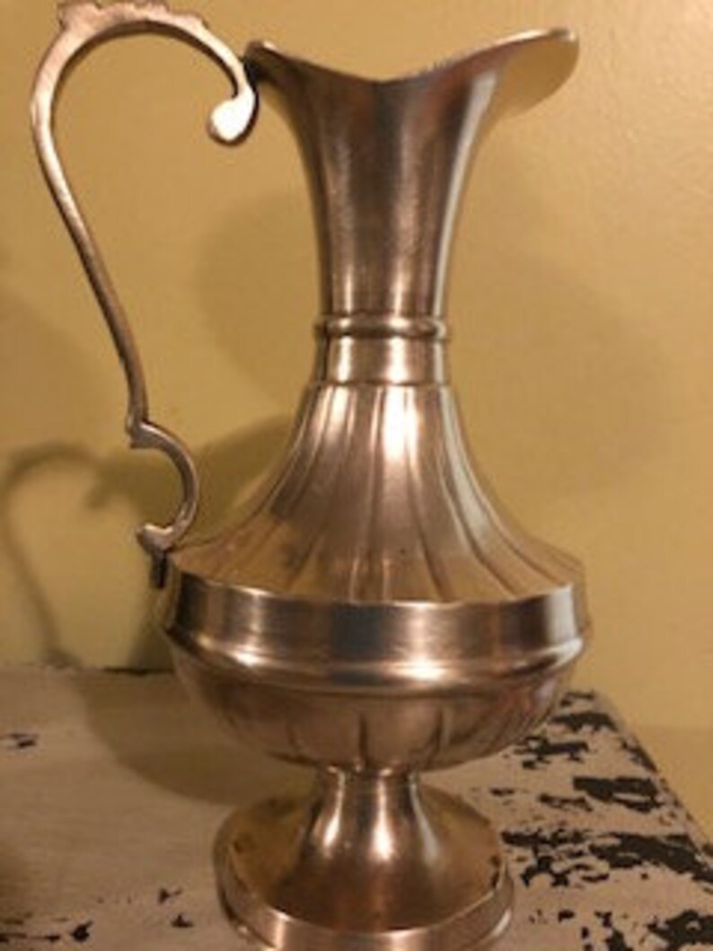 Vintage Decorative Pitcher With Handle Made in India - Etsy