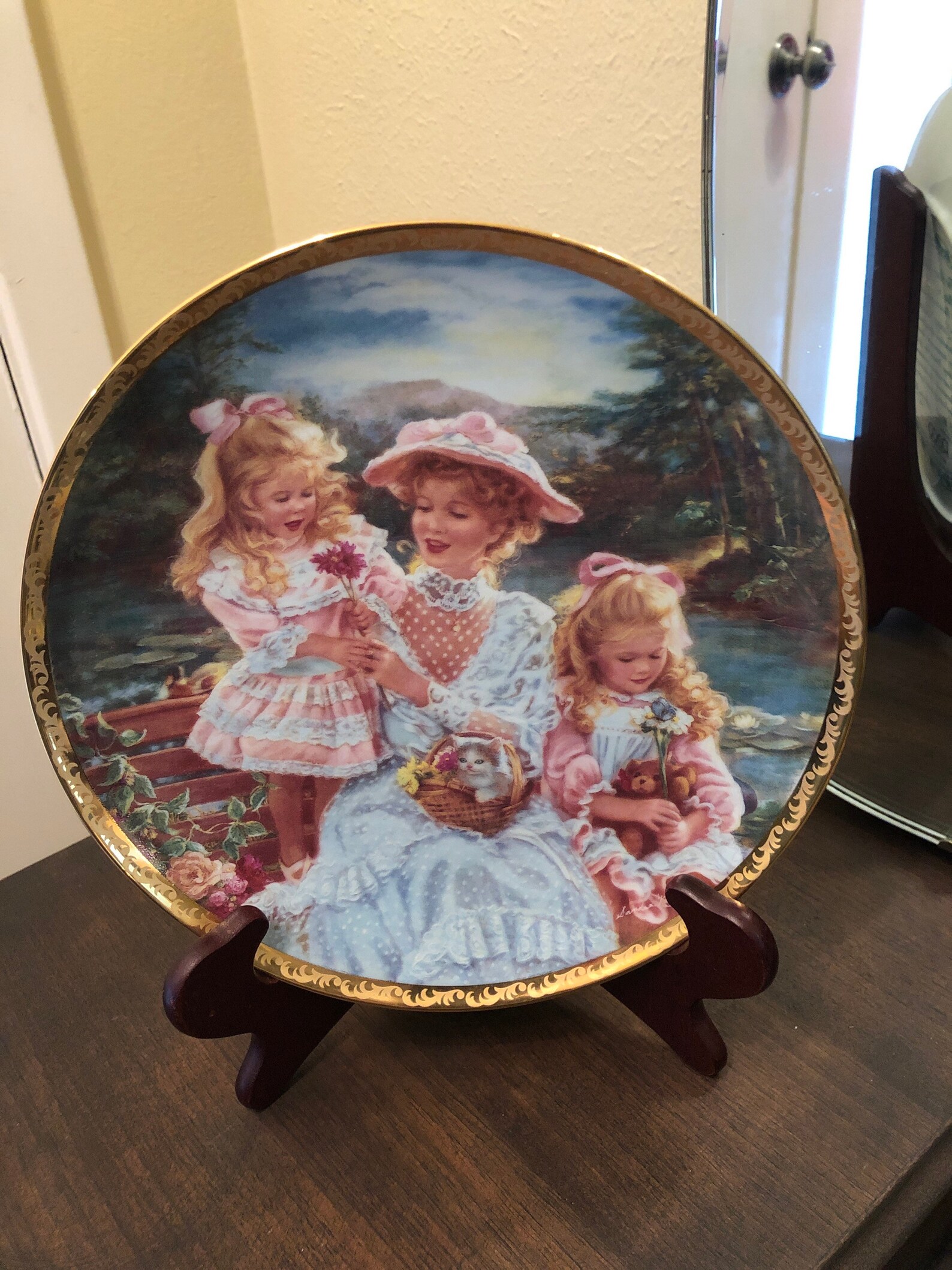 Dinnerplate Collectible the Reco Collection “loving Touch” Honoring ...